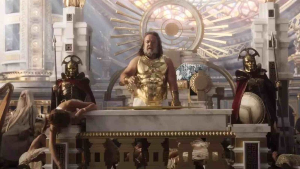 Russell Crowe Filmed All Of His Zeus Scenes In 'Thor: Love And Thunder ...