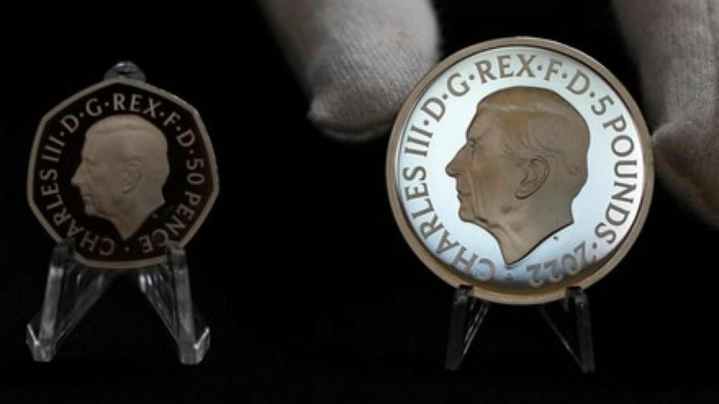 UK's Royal Mint Reveals New Coin Portrait of King Charles III