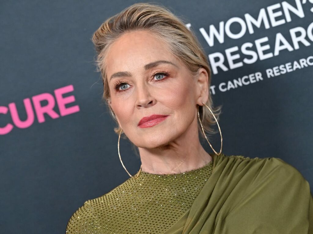 Sharon Stone Breaks Down While Talking About Her Breast Cancer During ...