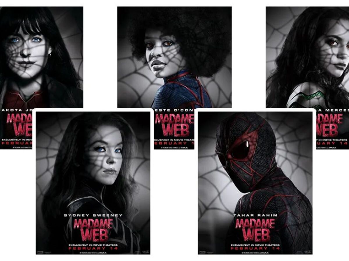 'Madame Web' Character Posters Unmask 4 New Characters