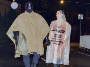 Bianca Censori Dons Transparent Raincoat With Nothing Underneath During ...
