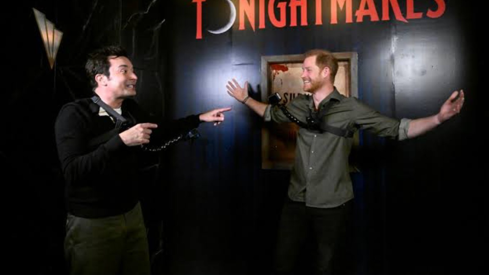 Watch: Prince Harry Gets Spooked By A Panda And Zombie-Werewolf In ...