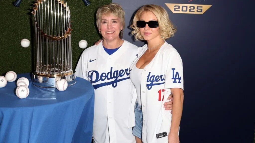 Sydney Sweeney And Christy Martin Cheer On Dodgers Together At World ...
