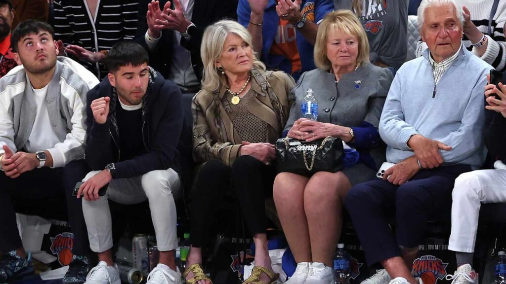 Martha Stewart Injured Courtside After Jalen Brunson Crashes Into Her ...