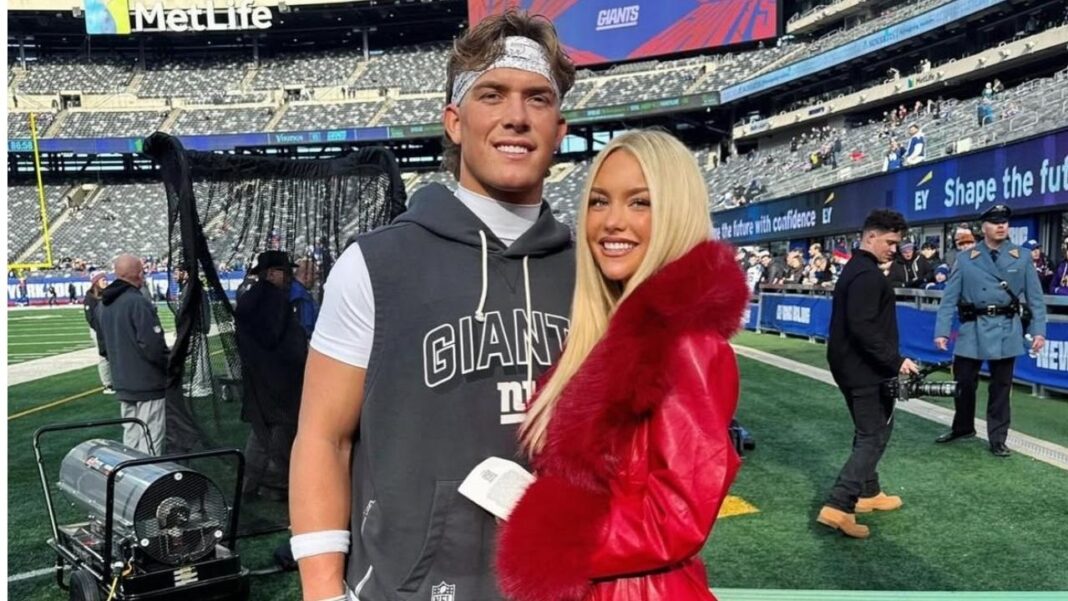 Jaxson Dart Dazzles At Derby With Marissa Ayers Ahead Of 2026 Giants ...