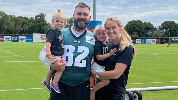 How Jason Kelce Helped Daughter Wyatt Conquer Gymnastics